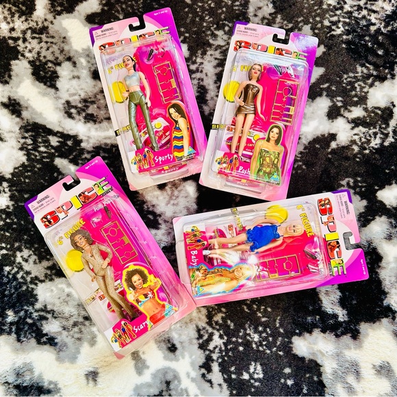 Games | Vintage Spice Girls 1998 Set Of 4 Dolls Toymax Never Removed ...